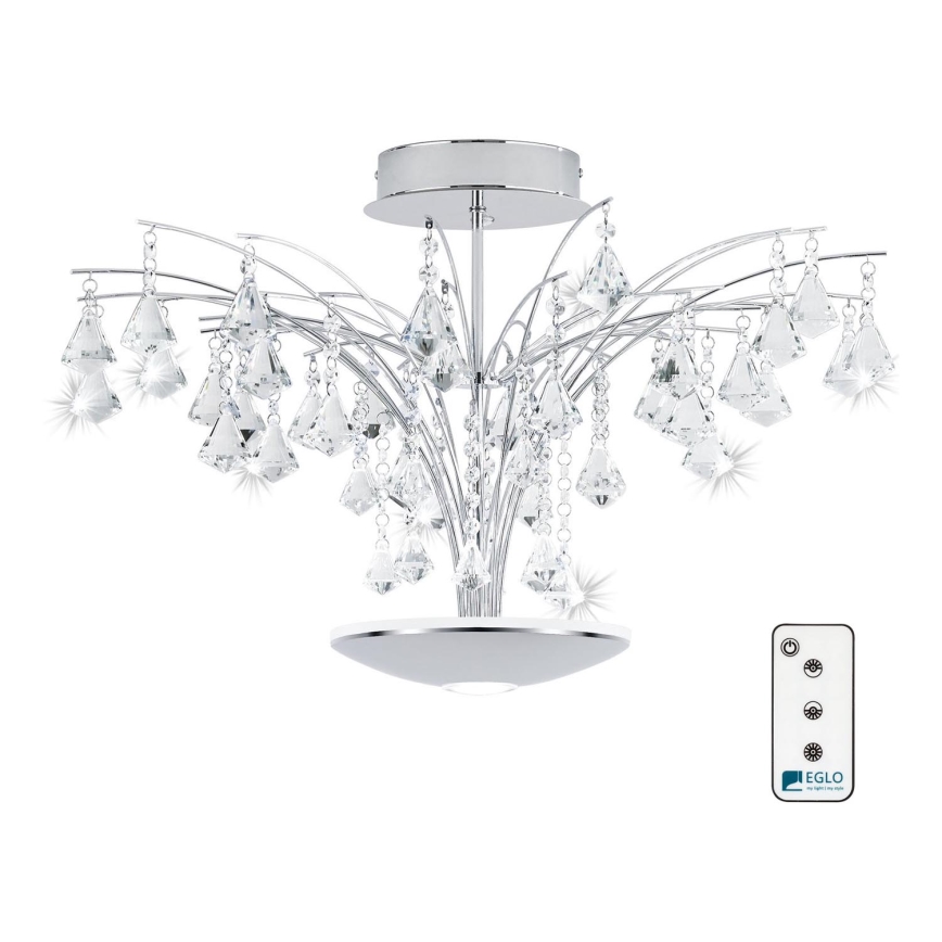 Eglo 39031 - LED křišťálové stropní svítidlo MIRAMAS LED/16,8W+LED/6W ...