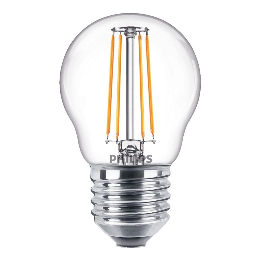Led Stmívatelná žárovka Vintage Philips P45 E27 4 5w 230v 4000k Rent Cz