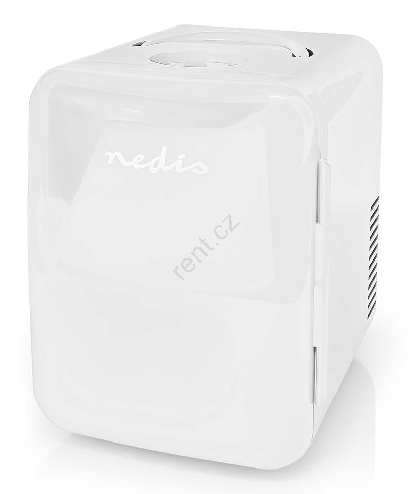 Nedis KAFR120CWT - Přenosná mini lednička 50W/230V bílá | rent.cz