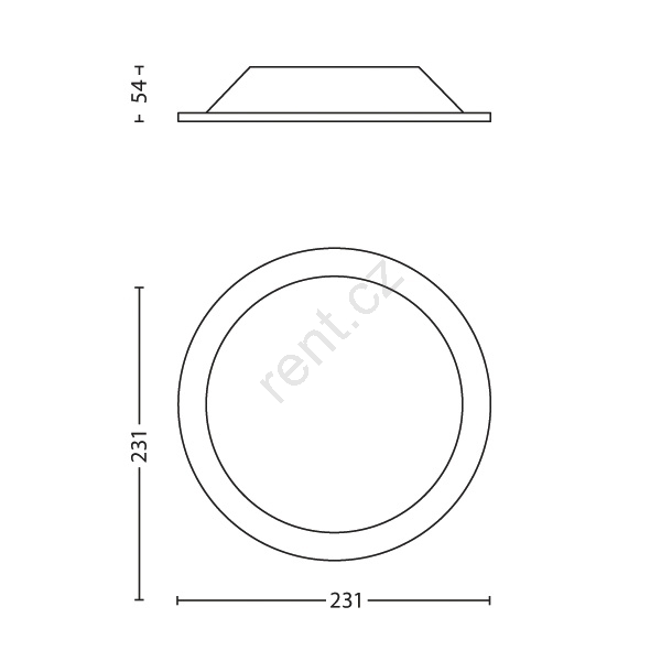 Philips 59713/31/16 - Podhledové LED svítidlo MYLIVING CANOPUS 1xLED ...