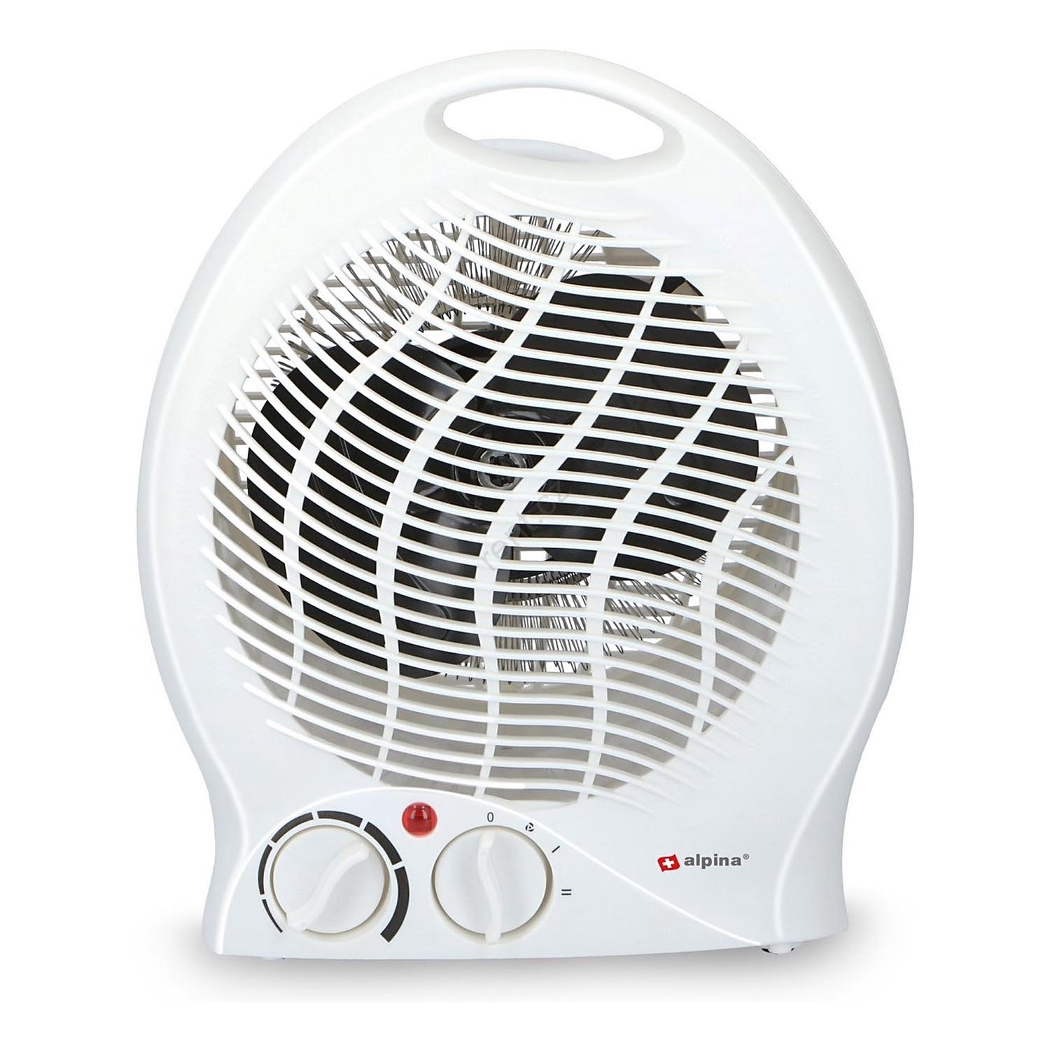 Ventilátor s topným tělesem 1000/2000W/230V bílá | rent.cz